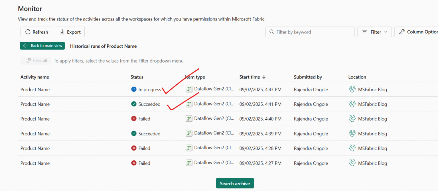 Mastering the Monitoring Hub: Tracking Fabric Activity Made Simple ...